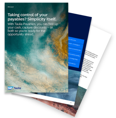 Unlock your working capital potential with SAP Taulia Payables | SAP Taulia